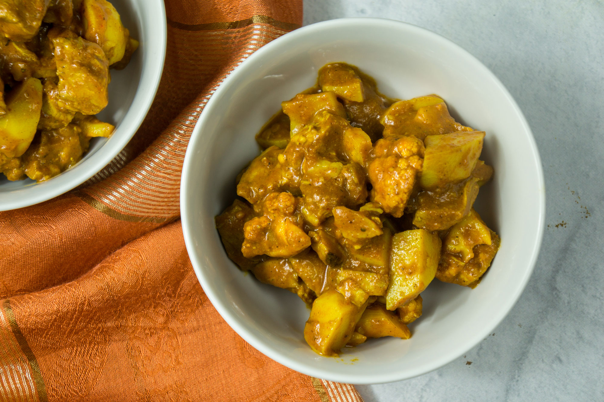 Chicken Curry with Roasted Cauliflower - I Dream of Sesame
